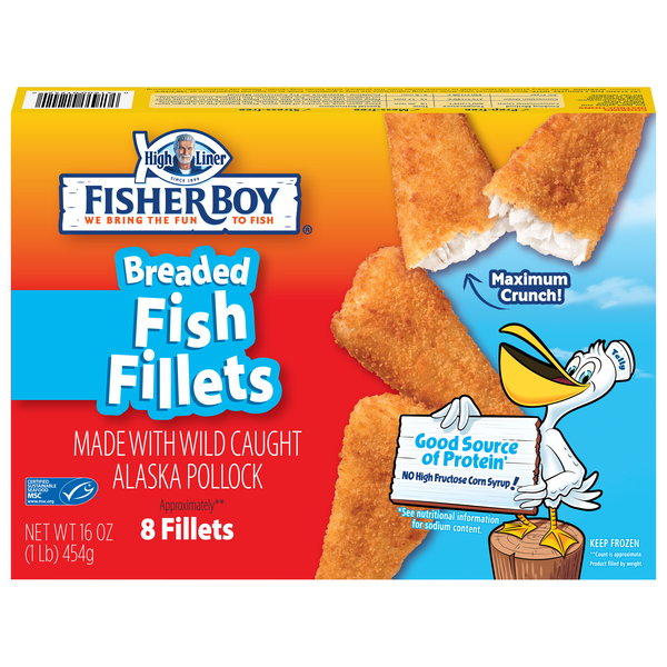 Save on Fisher Boy Fish Fillets - apx 8 ct Frozen Order Online Delivery ...