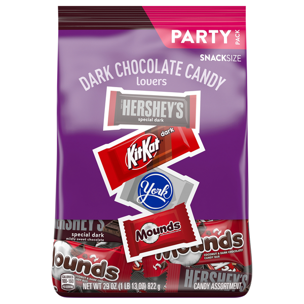 Save on Hershey's Snack Size Dark Chocolate Candy Lovers Assortment Party Pack Order Online ...