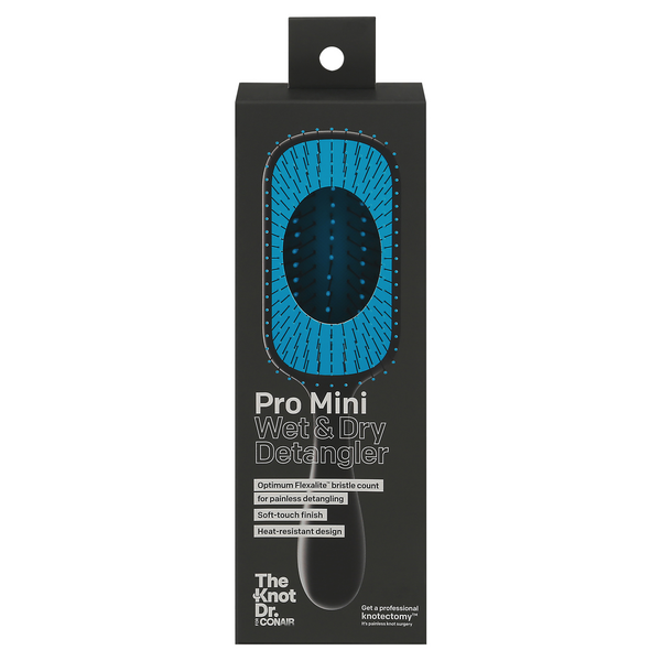 Save on Conair The Knot Dr Pro Mini Wet & Dry Detangler Brush Order ...