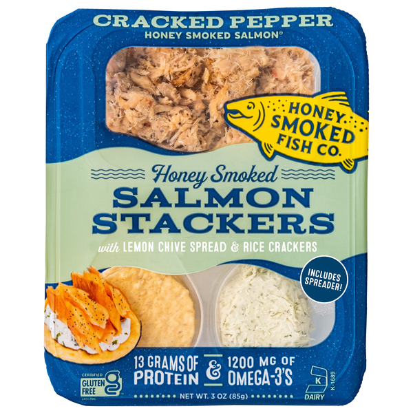Save on Honey Smoked Fish Co. Cracked Pepper Honey Smoked Salmon ...