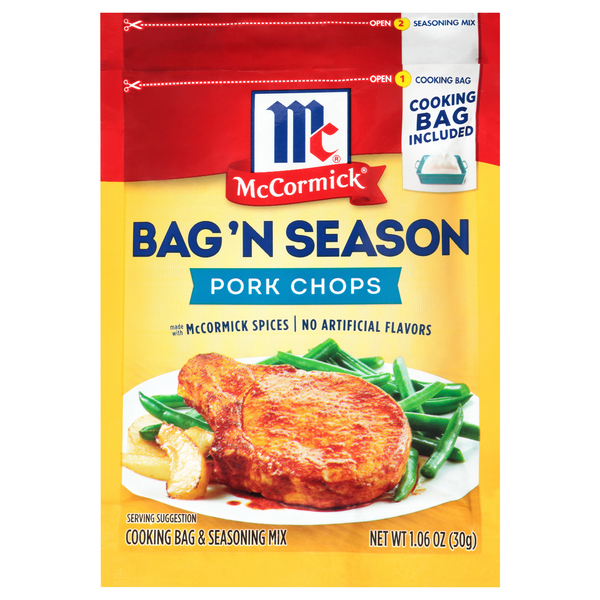 Save on McCormick Bag 'n Season Pork Chops Mix Order Online Delivery ...