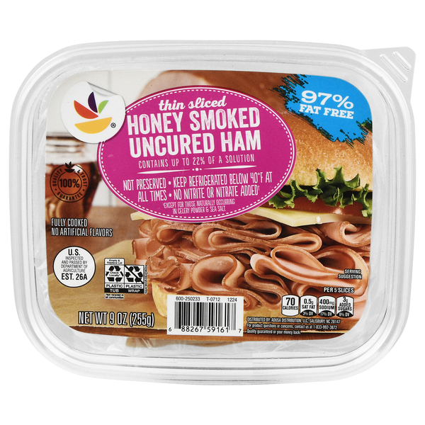 Save on Stop & Shop 97% Fat Free Honey Smoked Uncured Ham Thin Sliced ...