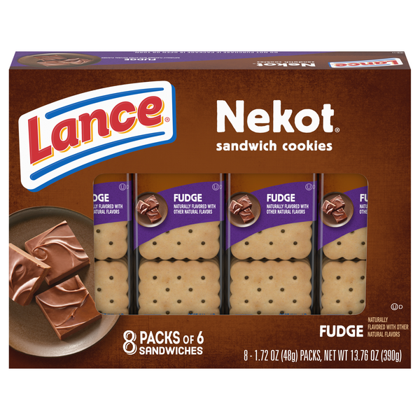 Save on Lance Nekot Fudge Sandwich Cookie Packs - 8 ct Order Online ...