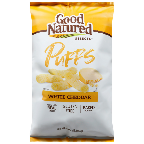 Save on Good Natured Selects Puffs White Cheddar Gluten Free Order ...