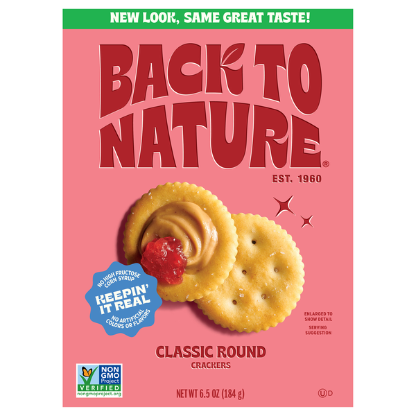 Save on Back to Nature Classic Round Crackers Order Online Delivery | Giant