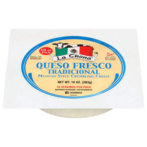 Save on La Chona Queso Fresco Mexican Style Crumbling Cheese Order ...