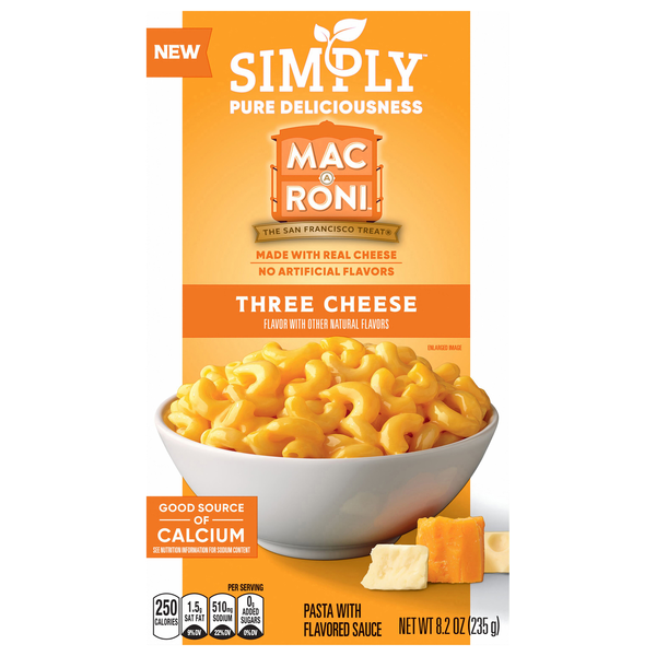 Save on Mac-A-Roni Simply Pasta with Three Cheese Sauce Order Online ...