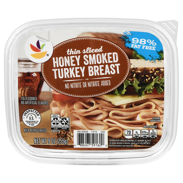 Save on Giant 98% Fat Free Honey Smoked Turkey Breast Thin Sliced Order Online Delivery | Giant