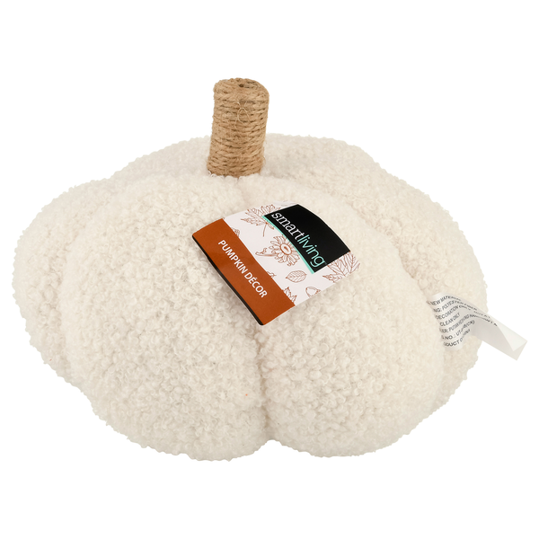 Save on Smart Living Harvest Plush Decor White Pumpkin Order Online ...