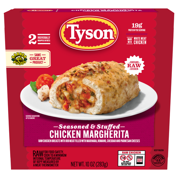 Save on Tyson Raw Breaded & Stuffed Chicken Margherita - 2 ct Frozen ...