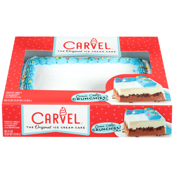 Save on Carvel Original Chocolate & Vanilla Ice Cream Cake with ...
