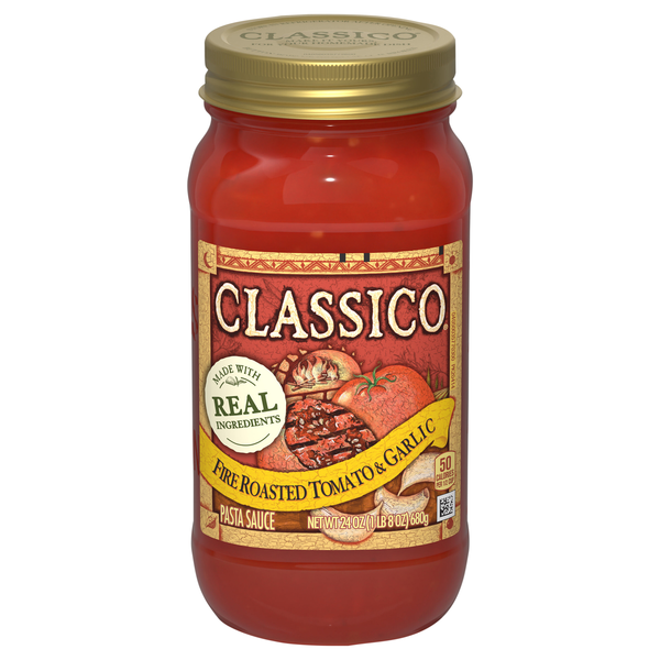 Save on Classico Fire Roasted Tomato & Garlic Pasta Sauce Order Online ...