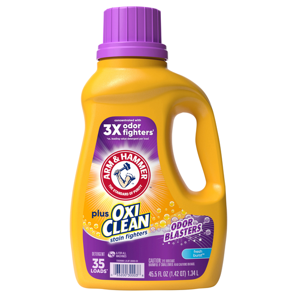 Save on Arm & Hammer Fresh Burst Oxi Clean Odor Blasters Liquid Laundry ...
