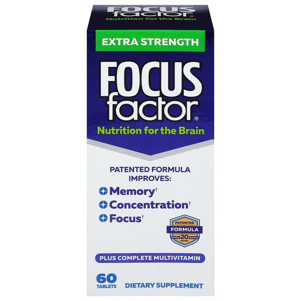 Save on Focus Factor Nutrition for the Brain Extra Strength Order ...