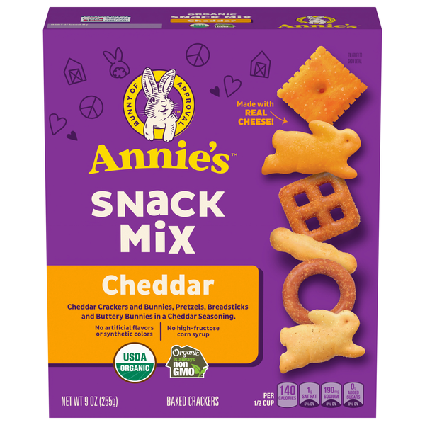Save on Annie's Homegrown Snack Mix Cheddar Organic Order Online ...