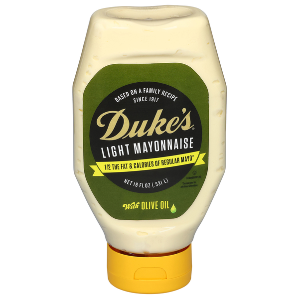 Save on Duke's Light Mayonnaise with Olive Oil Order Online Delivery ...