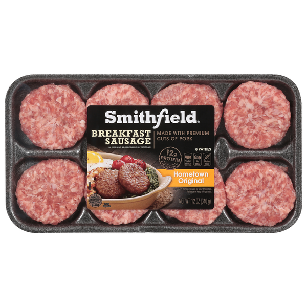 Save On Smithfield Pork Breakfast Sausage Hometown Original Patties Save On Smithfield Pork Breakfast Sausage Hometown Original Patties