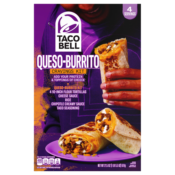 Save on Taco Bell Queso-Burrito Cravings Kit Order Online Delivery ...