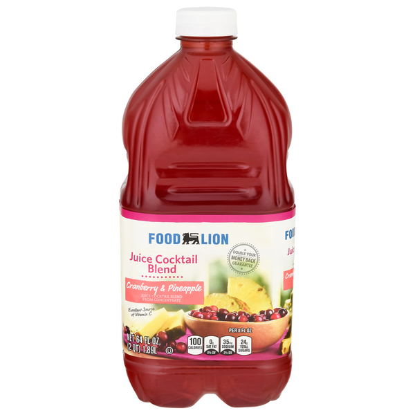 Save on Food Lion Juice Cocktail Cranberry & Pineapple Order Online Delivery | Food Lion