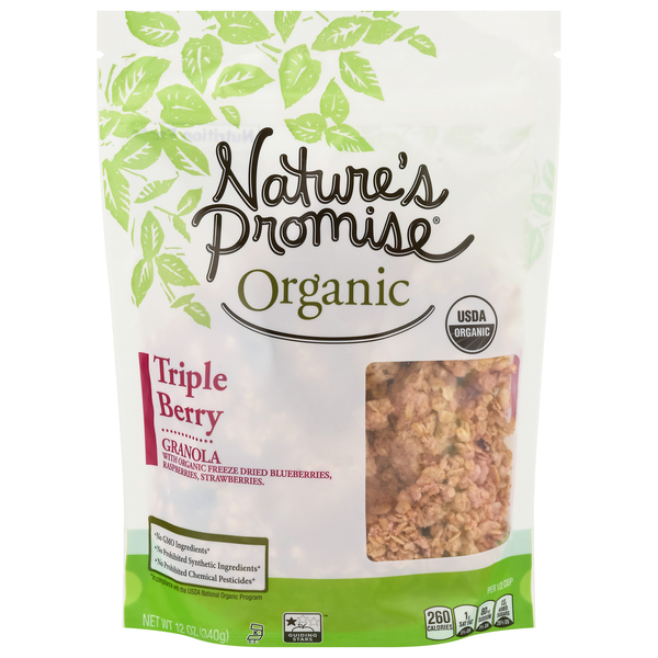 Save on Nature's Promise Organic Triple Berry Granola Order Online ...