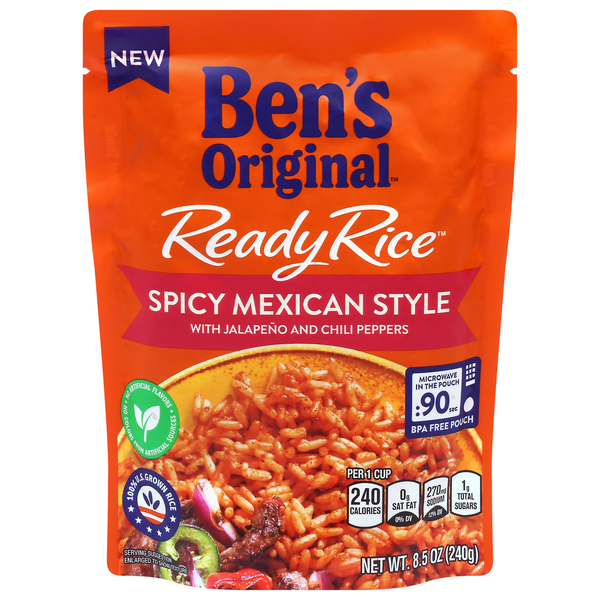 Save on Ben's Original 90 Second Microwave Ready Rice Spicy Mexican ...