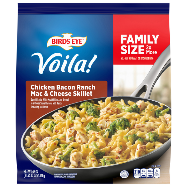 Save on Birds Eye Voila! Chicken Bacon Ranch Mac & Cheese Frozen ...