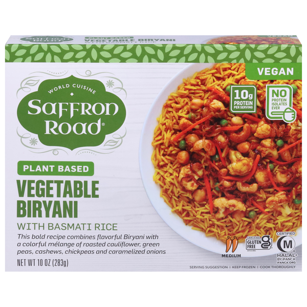 Save on Saffron Road Vegetable Biryani with Basmati Rice Vegan Order ...
