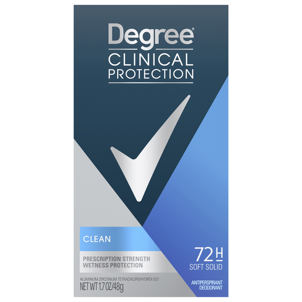 Save on Degree Clinical Clean 72H Antiperspirant Deodorant Soft Solid ...