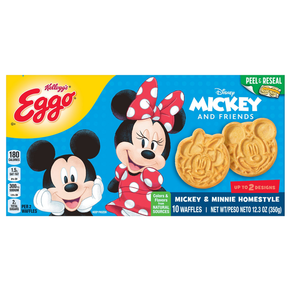 Save on Eggo Mickey & Minnie Homestyle Waffles - 10 ct Order Online ...