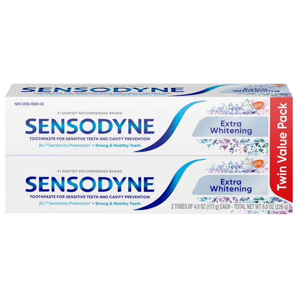 Save on Sensodyne Toothpaste Extra Whitening Value Pack - 2 ct Order ...