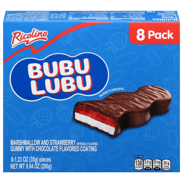 Save on Ricolino Bubu Lubu Marshmallow & Strawberry Gummy Candy - 8 ct ...