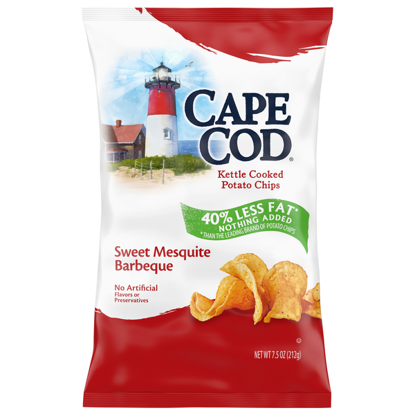 Save on Cape Cod 40% Less Fat Sweet Mesquite Barbeque Kettle Cooked ...