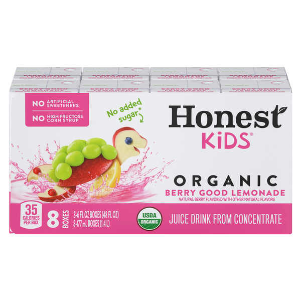 Save on Honest Kids Organic Berry Good Lemonade Juice Drink Boxes - 8 ...
