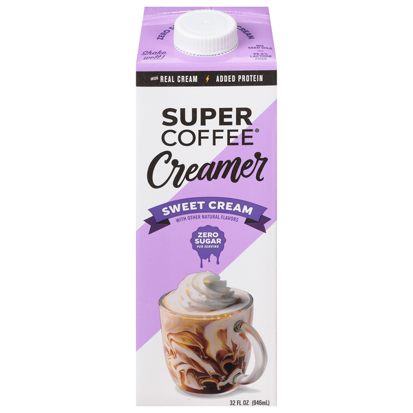 Save on Super Coffee Zero Sugar Sweet Cream Creamer Order Online ...