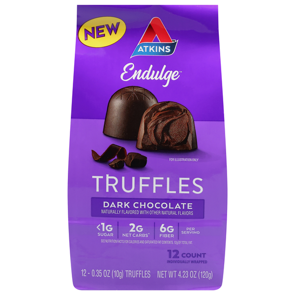 Save on Atkins Endulge Dark Chocolate Truffles - 12 ct Order Online ...