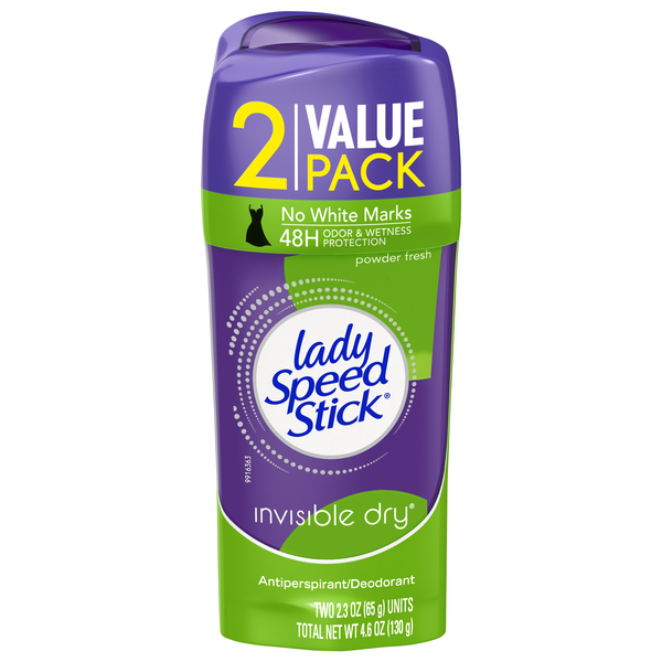 Save on Lady Speed Stick Powder Fresh Antiperspirant Deodorant 2.3 oz/2 ...