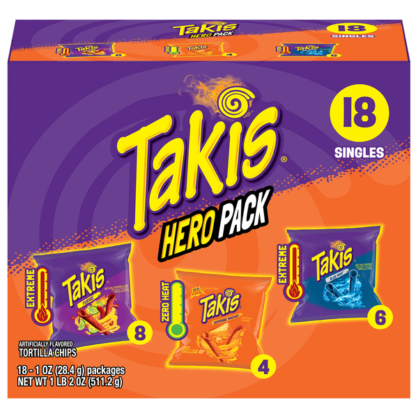 Save on Takis Hero Variety Pack Mixed Rolled Tortilla Chips - 18 ct ...