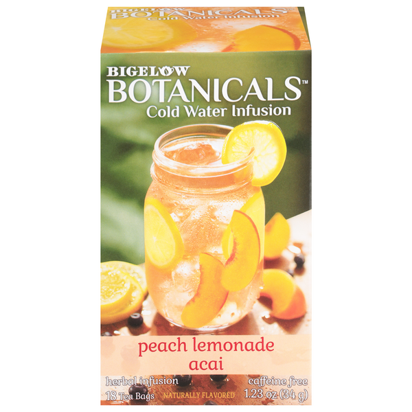 Save on Bigelow Botanicals Cold Water Infusion Peach Lemonade Acai ...