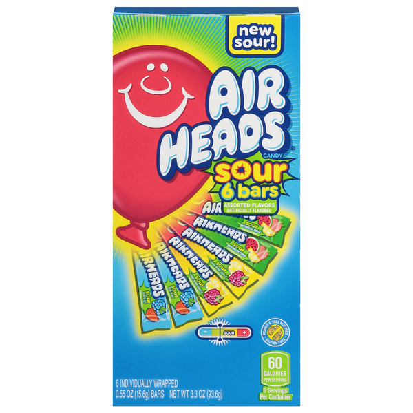 Save on Airheads Sour Assorted Flavors Candy - 6 ct Order Online ...