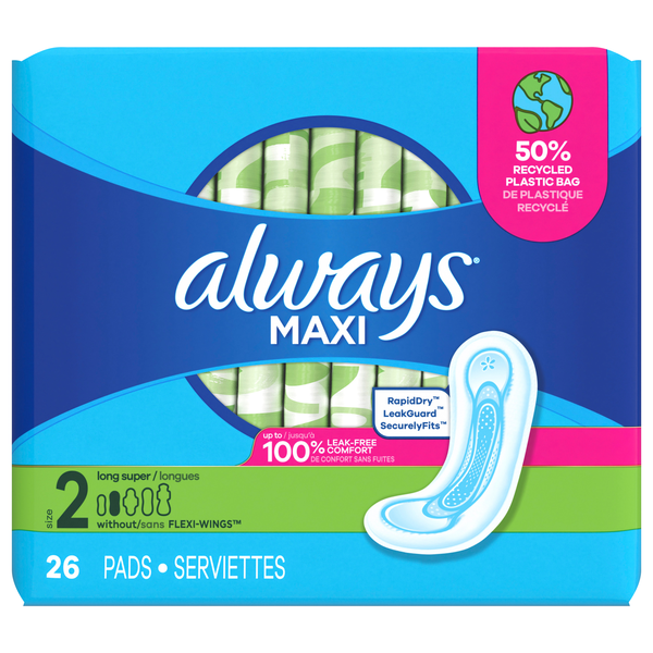 Maxi Pads - Order Online & Save | Giant