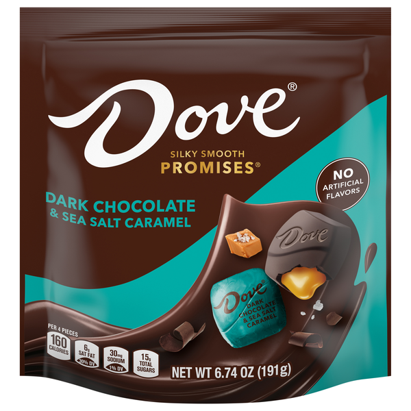 Save on DOVE Promises Dark Chocolate & Sea Salt Caramel Candy Order ...
