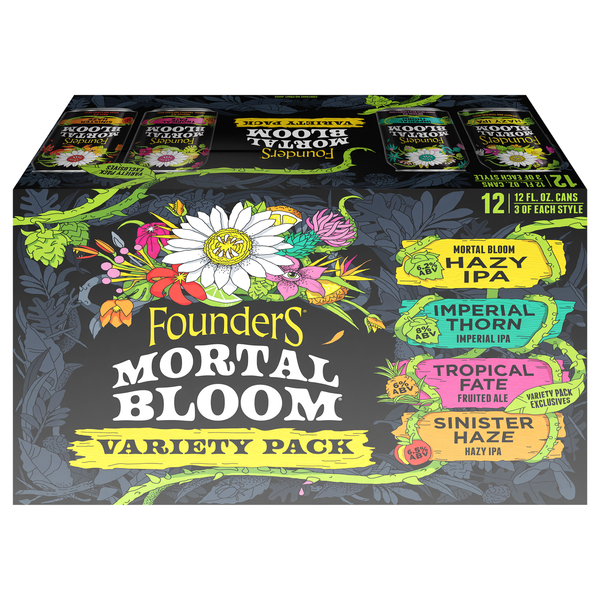 Save on Founders Mortal Bloom Beer Variety Pack - 12 pk Order Online ...