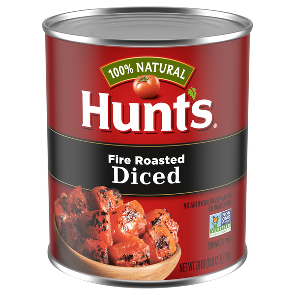 Save on Hunt's 100% Natural Fire Roasted Diced Tomatoes Order Online ...