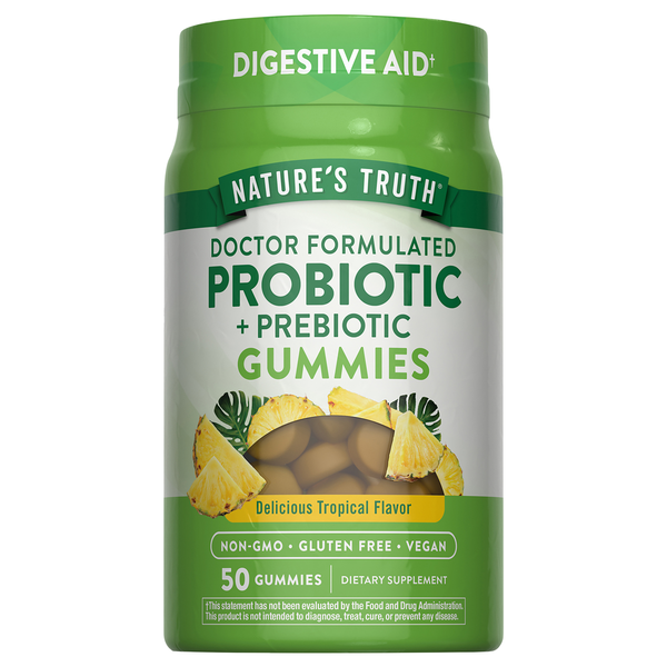 Save on Nature's Truth Tropical Flavor Probiotic Digestive Aid Gummies ...