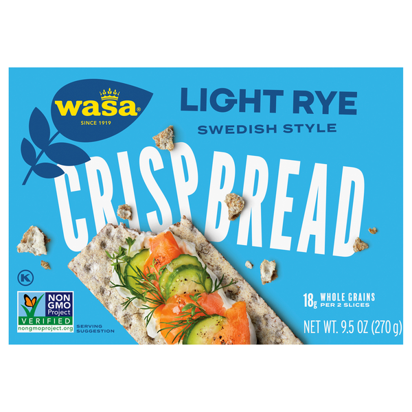 Save on Wasa Light Rye Swedish Style Crispbread Crackers Order Online ...