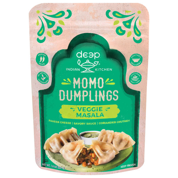 Save on Deep Indian Kitchen Veggie Masala Momo Dumplings Frozen Order ...