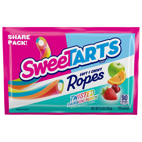 Save on Sweetarts Twisted Rainbow Punch Ropes Share Pack Order Online ...