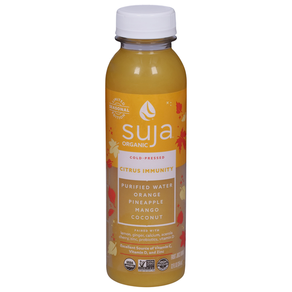 Save on Suja Organic Cold Pressed Citrus Immunity Fruit Juice Drink ...