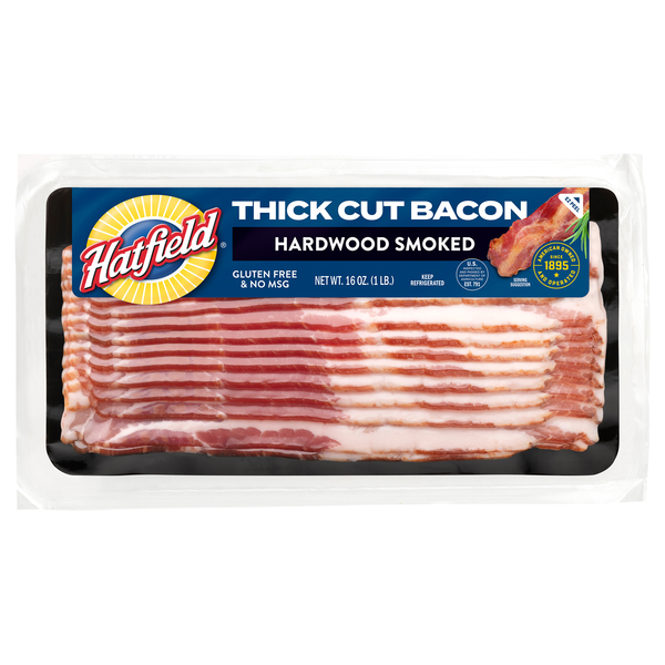 Save on Hatfield Hardwood Smoked Thick Cut Bacon Sliced Order Online ...