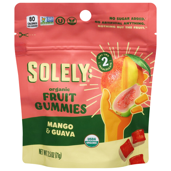 Save on Solely Organic Mango & Guava Fruit Gummies Order Online ...